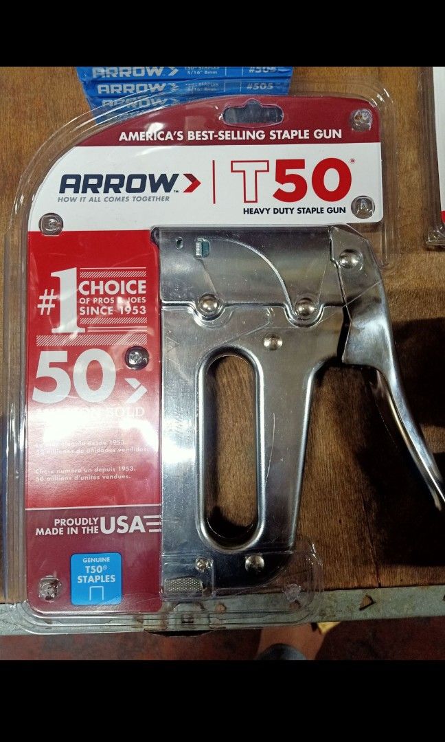 ARROW STAPLE GUN TACKER AND STAPLE WIRE BULLETS, Commercial ...
