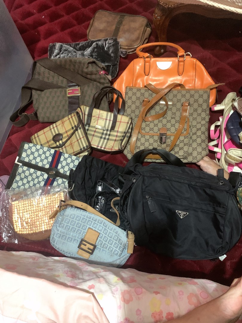 As is bundles bags 35pcs some orig .., Women's Fashion, Bags & Wallets ...