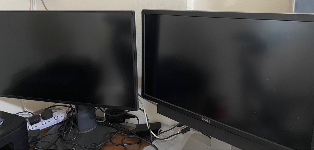 ASUS PG279Q and DELL with sound bar, Computers & Tech, Parts ...