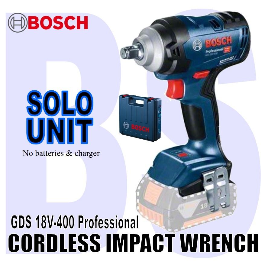 BANSOON BOSCH Cordless Impact Wrench GDS 18V-400 Professional. Bare unit or 5.0Ah set. 1/2 ...