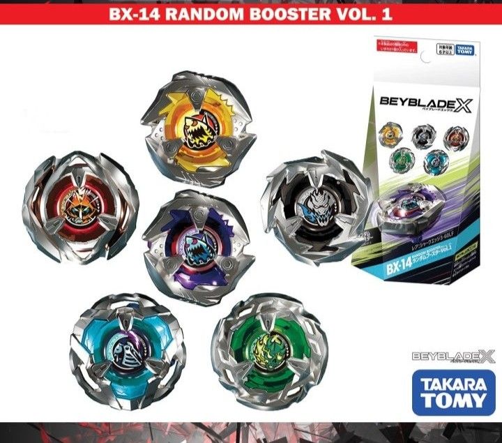 Beyblade BX 14 Complete Set of 6 beyblades, Hobbies & Toys, Toys & Games on Carousell