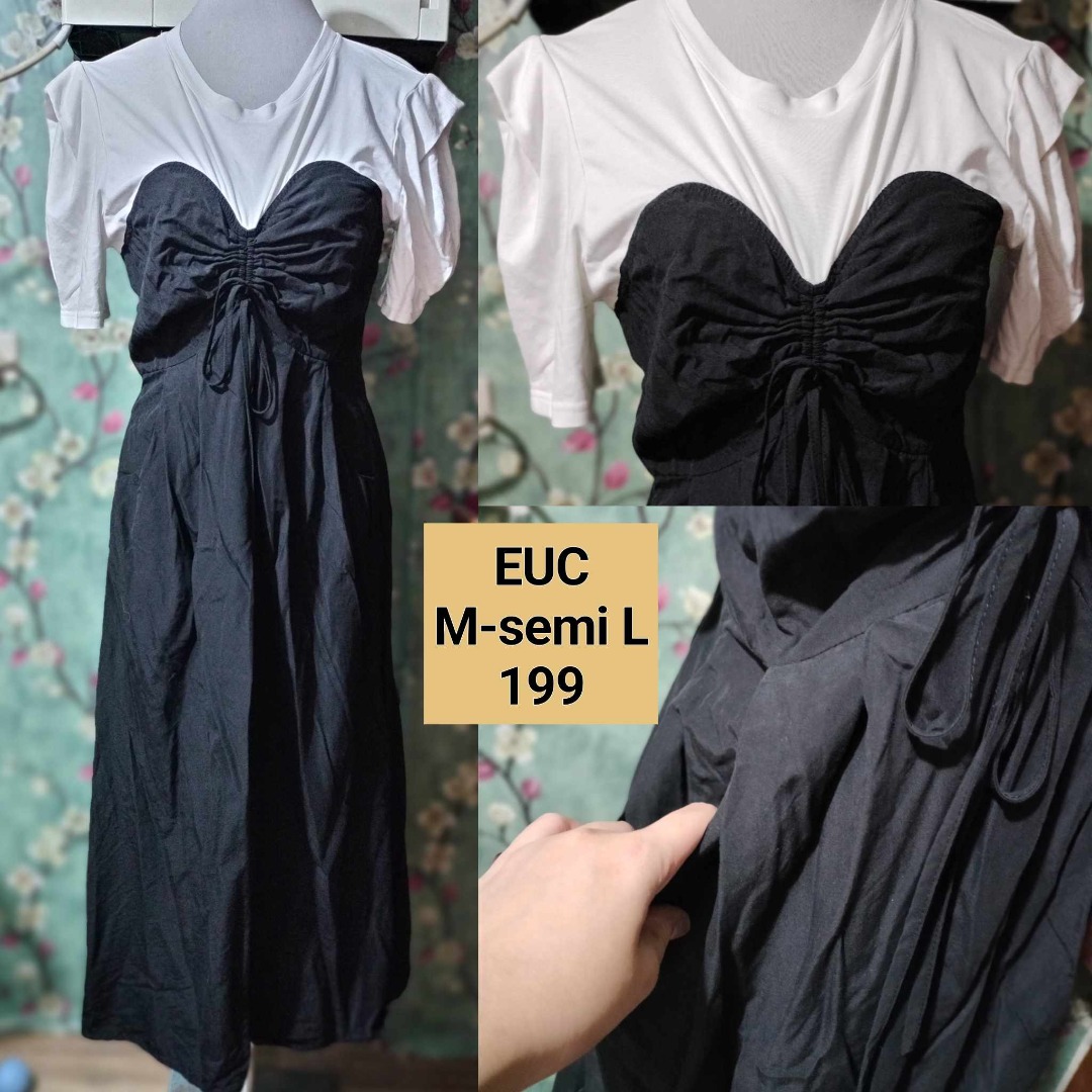 Black White Maxi Dress, Women's Fashion, Dresses & Sets, Dresses on Carousell