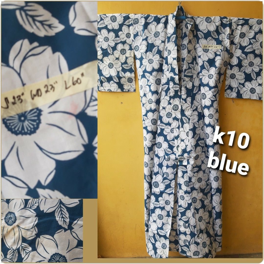 Blue Japanese Kimono for men and boys, Men's Fashion, Tops & Sets, Sets ...