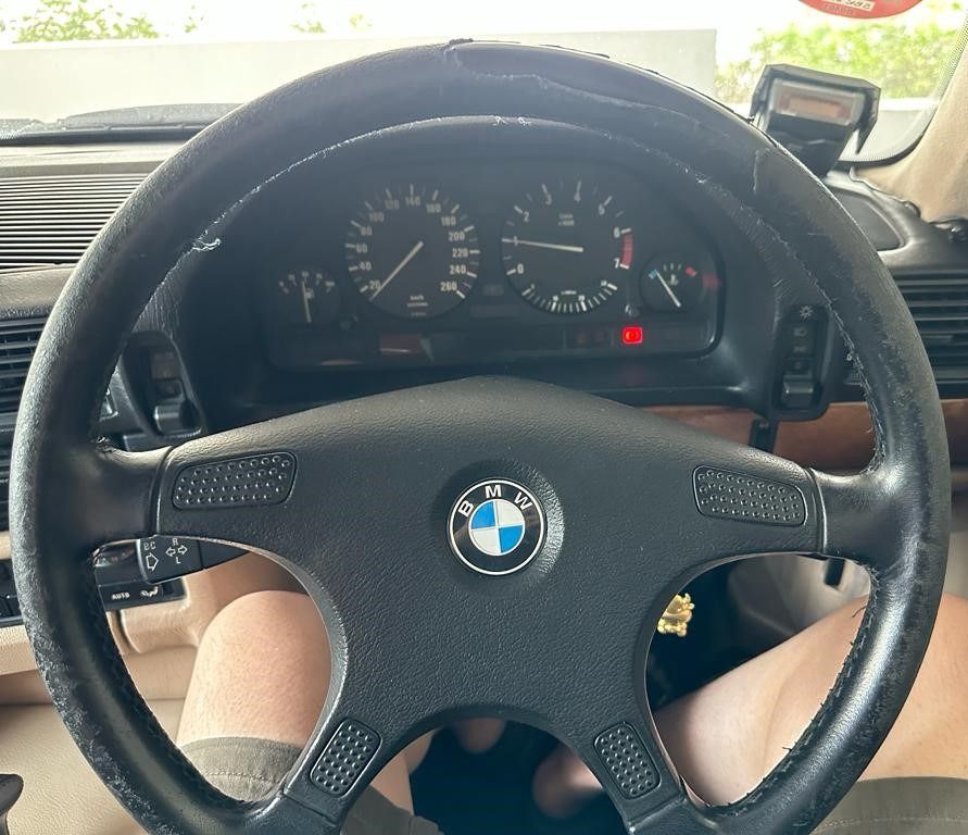 BMW E32 E34 steering wheel, Car Accessories, Accessories on Carousell