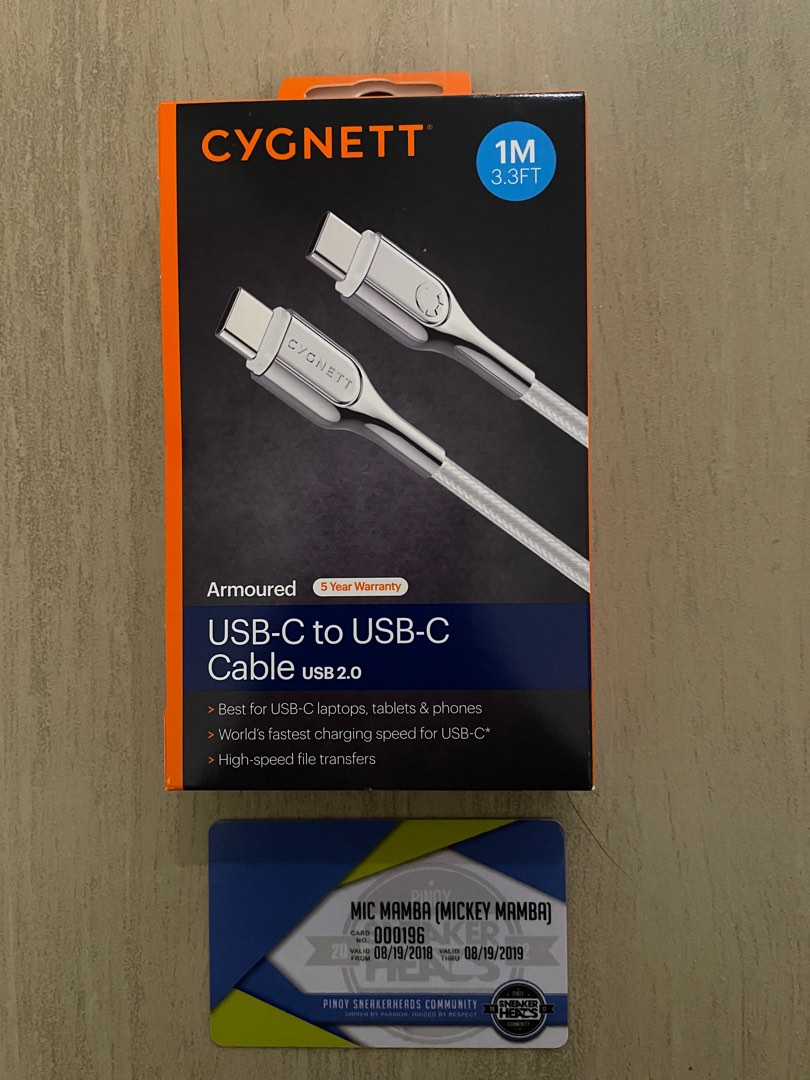 Brand new & below SRP Cygnett Armoured USB-C 2.0 Cable 1m White from ...