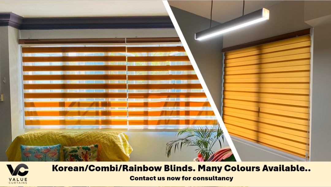 Brand New Customize Made-to-measure Combi/Rainbow/Korean/Zebra Blinds ...