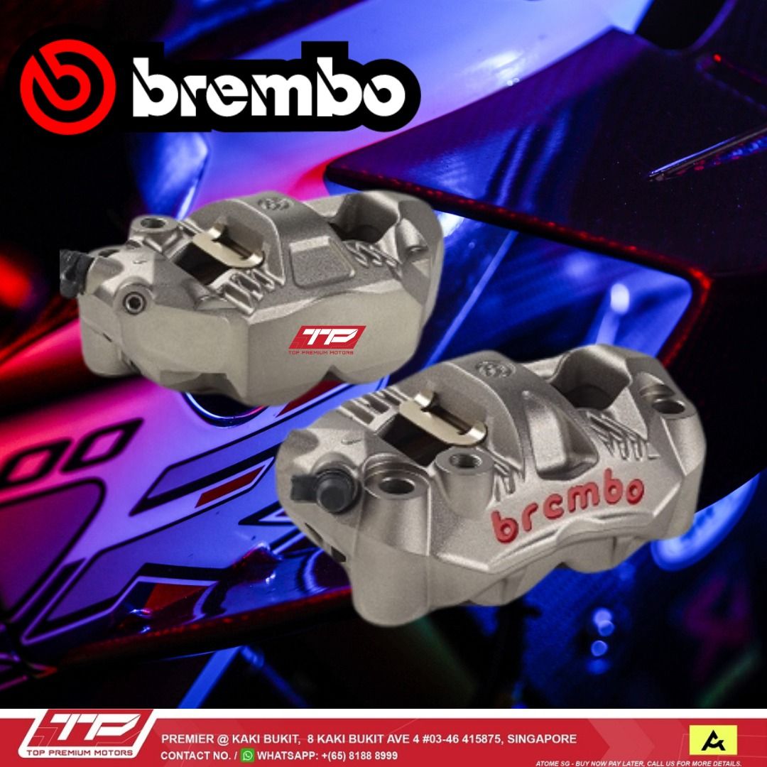 Brembo GP4RS Radial Mount Calipers 108mm, Motorcycles, Motorcycle Accessories on Carousell