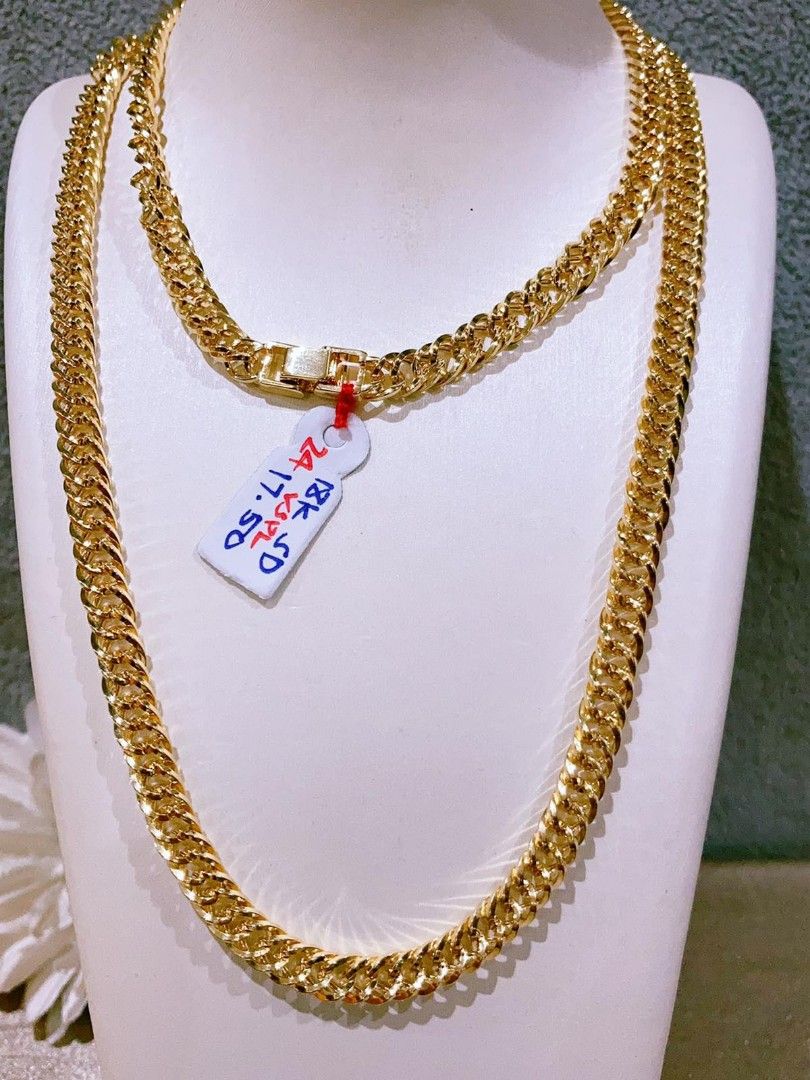 Cadena chain 18k gold, Women's Fashion, Jewelry & Organizers, Necklaces ...