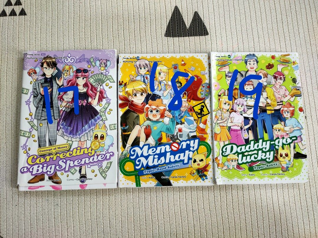 Candy Gem Series Comics Manga good for primary school, Hobbies & Toys ...