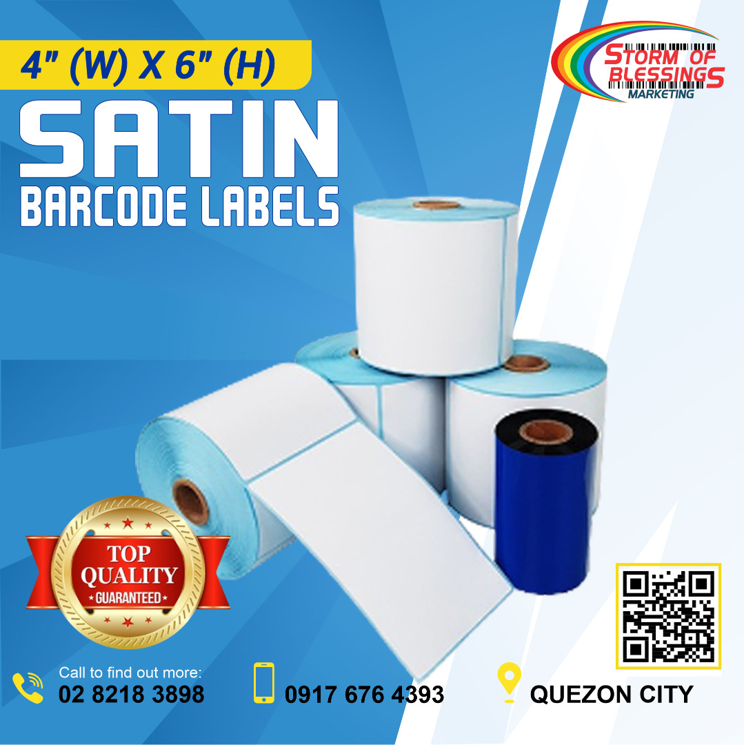 Case Barcode Labels with Thermal Ribbon, Computers & Tech, Parts ...