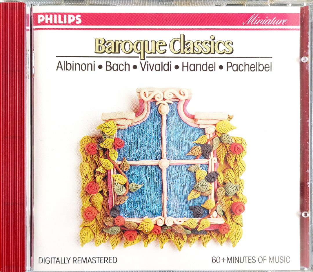 CD / GERMANY PRESS, PHILIPS / BAROQUE CLASSICS: ALBINONI, BACH, VIVALDI, HANDEL, PACHELBEL ...