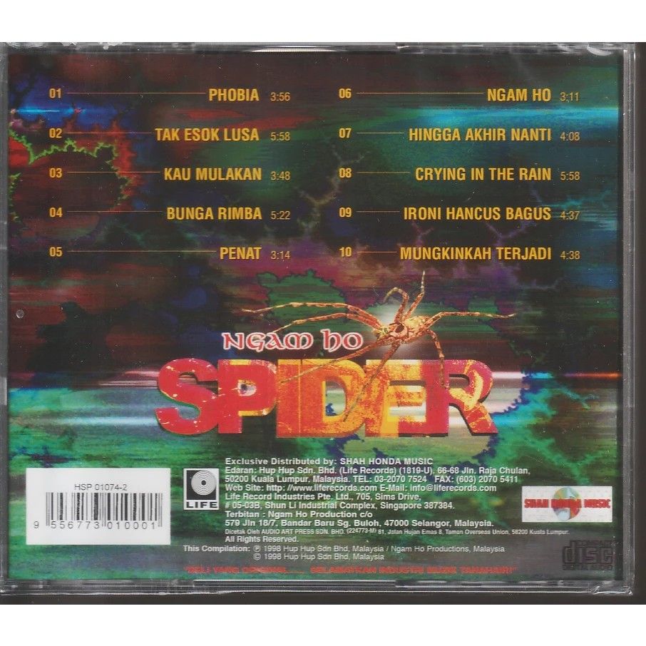 CD SPIDER NGAM HO ( ORIGINAL ), Hobbies & Toys, Music & Media, CDs ...