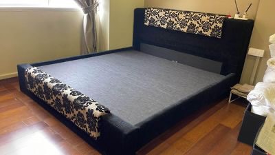 Cellini King Size Bed Frame, Furniture & Home Living, Furniture, Bed ...