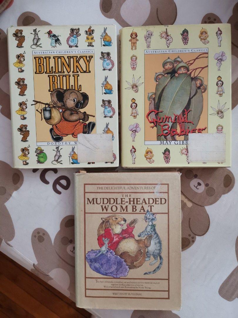 Classic Australian storybooks blinky bill gumnut babies muddle headed ...