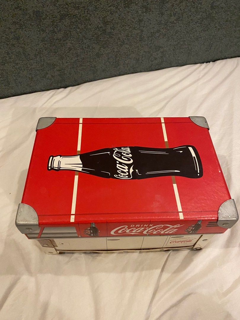 Coca cola merch hard cardboard box organizer, Hobbies & Toys ...