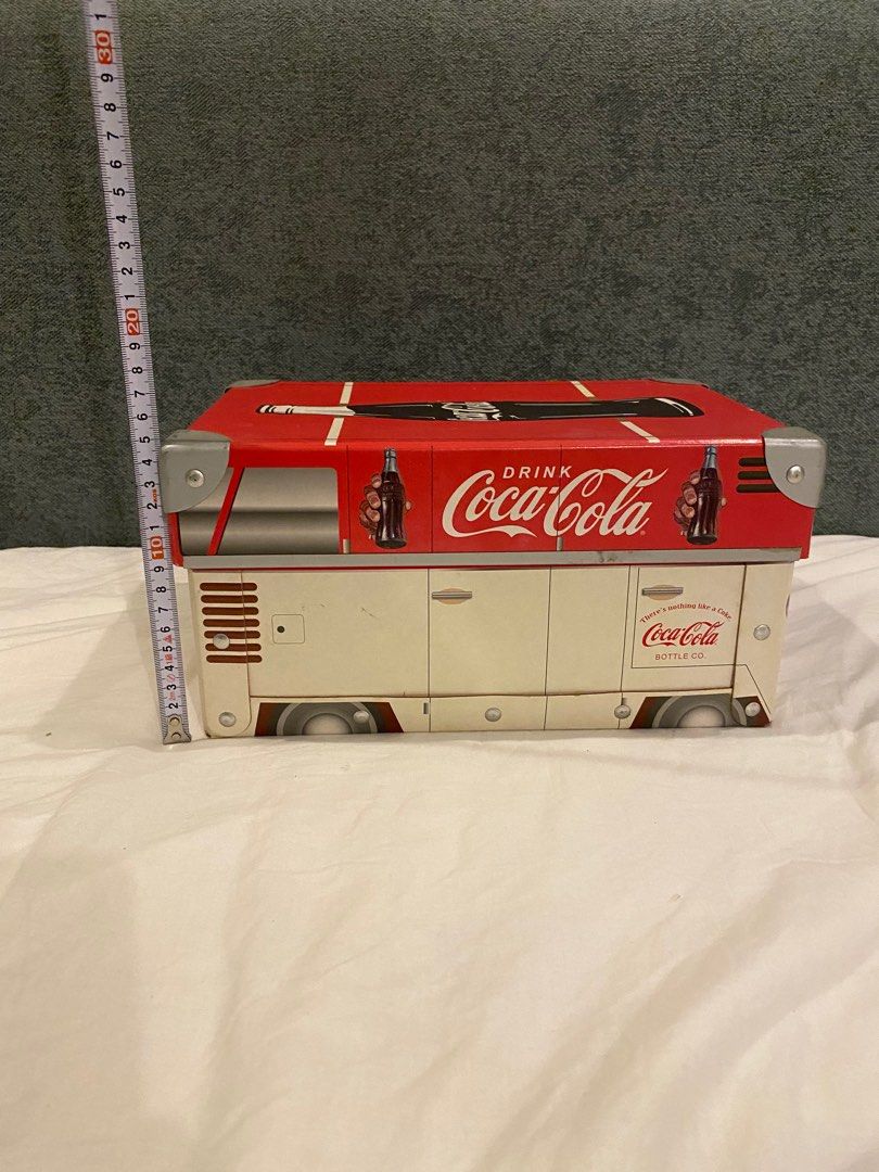 Coca cola merch hard cardboard box organizer, Hobbies & Toys ...