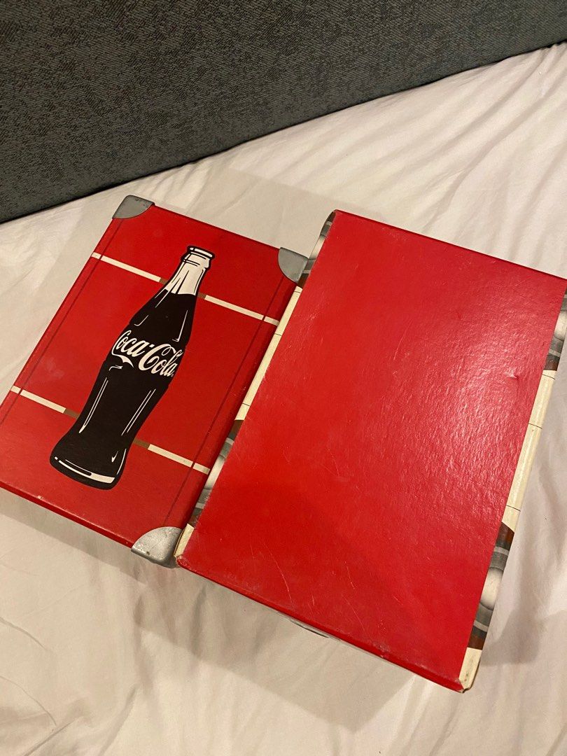 Coca cola merch hard cardboard box organizer, Hobbies & Toys ...