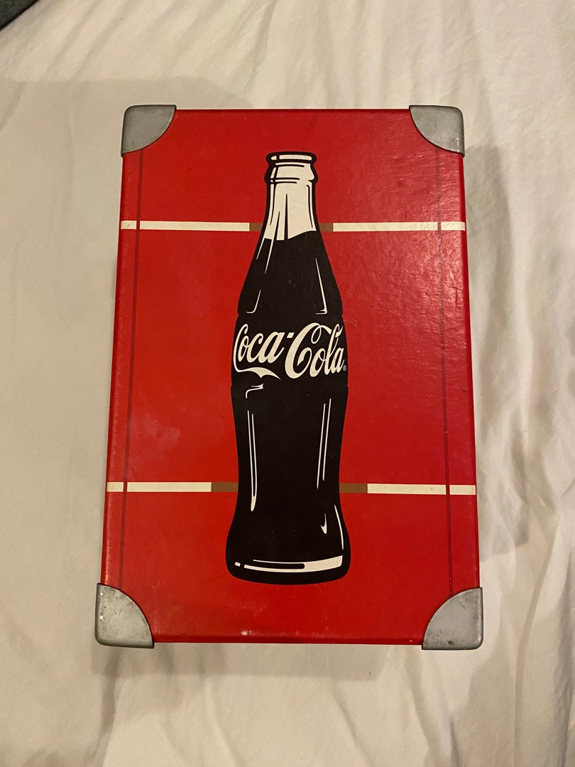 Coca cola merch hard cardboard box organizer, Hobbies & Toys ...
