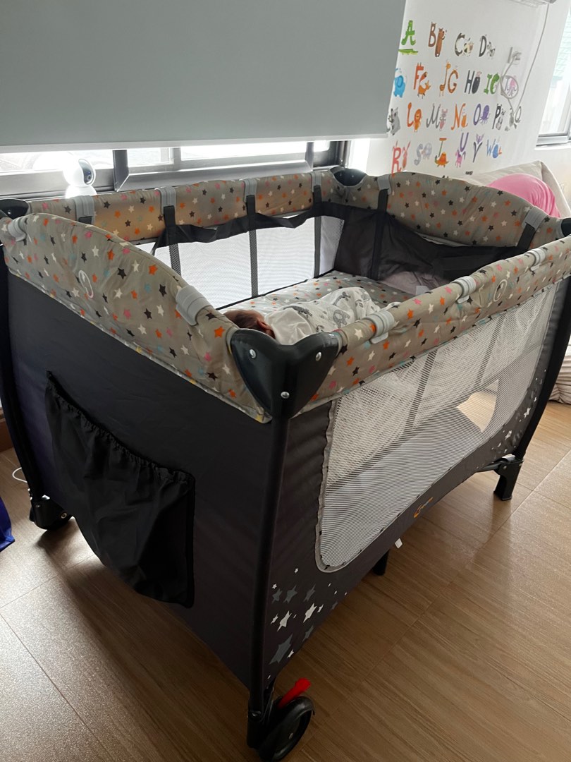 Crib playpen rocker diaper changing table in 1, Babies & Kids, Baby ...