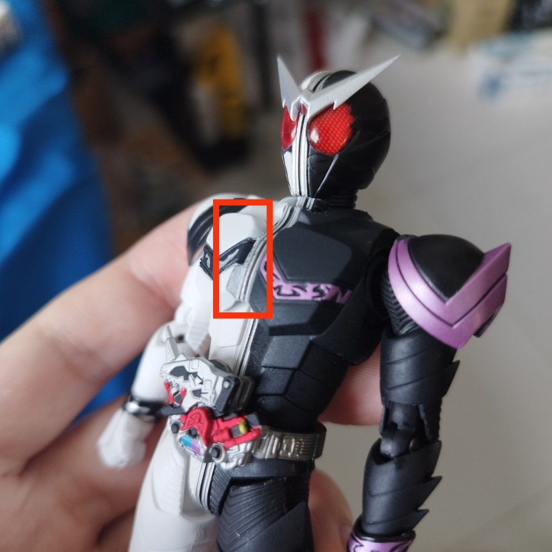 [Custom Painted] SHF W Fang Joker, Kamen Rider Double SH Figuarts ...