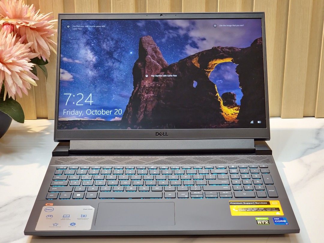 Dell G15 5520 P105F 15.6-inch FHD 1080 144Hz G-Sync i7-12700H 16GB Ram ...