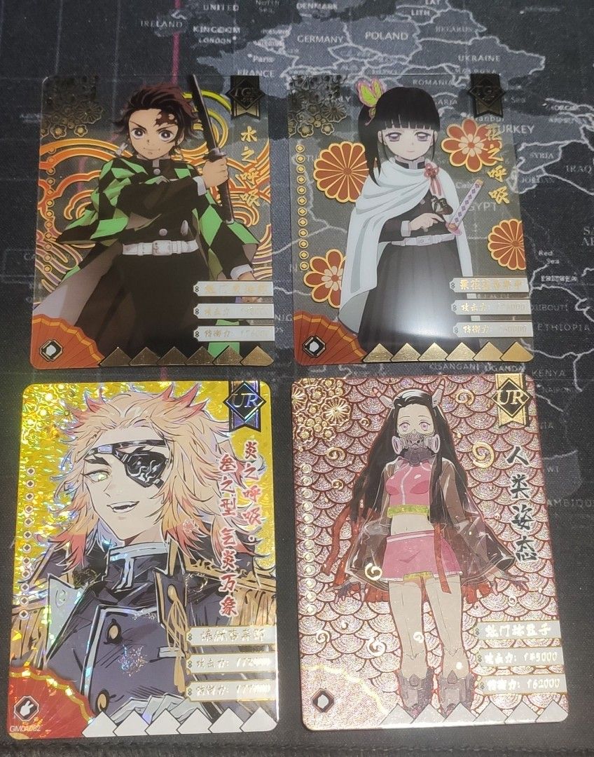 Demon Slayer Cards - TGR and UR, Hobbies & Toys, Toys & Games on Carousell
