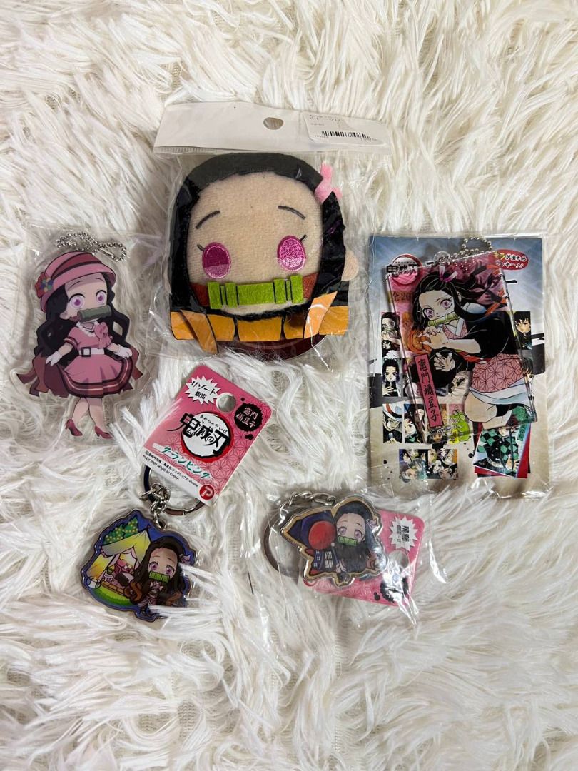Demon Slayer: Kimetsu no Yaiba - Nezuko Keychain Collectibles, Hobbies ...