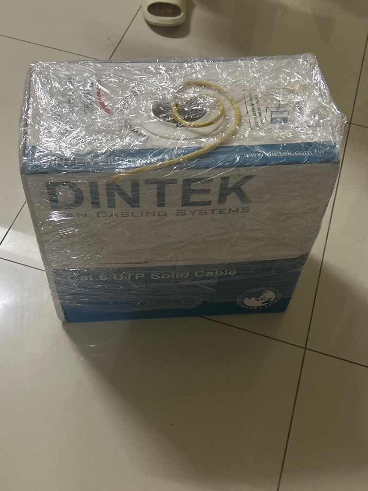 Dintek cat6 cable, 300m, Computers & Tech, Parts & Accessories, Cables ...