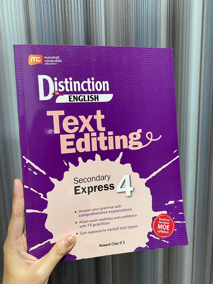 Distinction in English Text editing Secondary Express 4, Hobbies & Toys ...