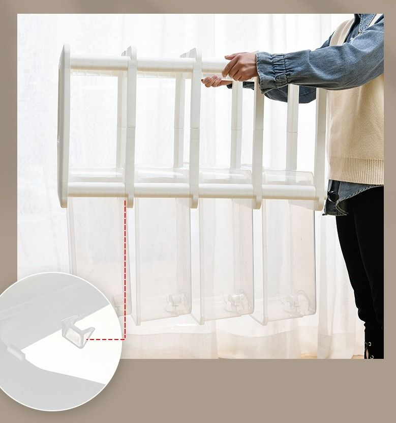 DIY SELF FIX UP 5 Tier Plastic Drawer Cabinet Baby Rack Transparent ...
