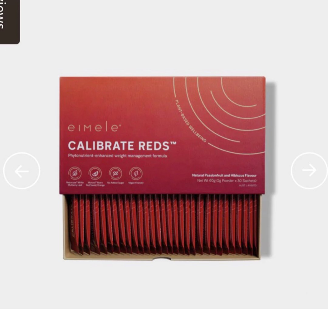 INSTOCK Eimele Calibrate Reds, Health & Nutrition, Health Supplements ...