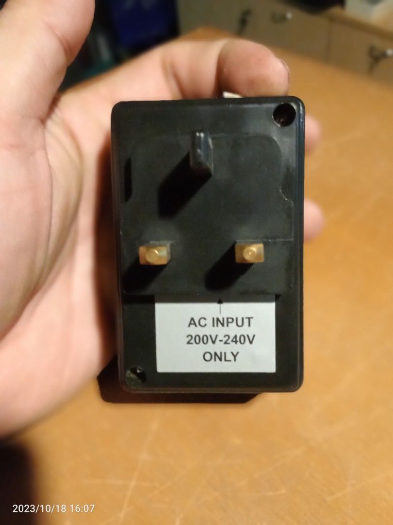 EKK StepUp Transformer Plug Type, TV & Home Appliances, Electrical ...