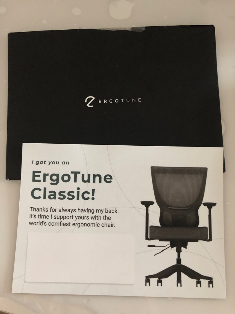 Ergotune Classic, Furniture & Home Living, Furniture, Chairs on Carousell