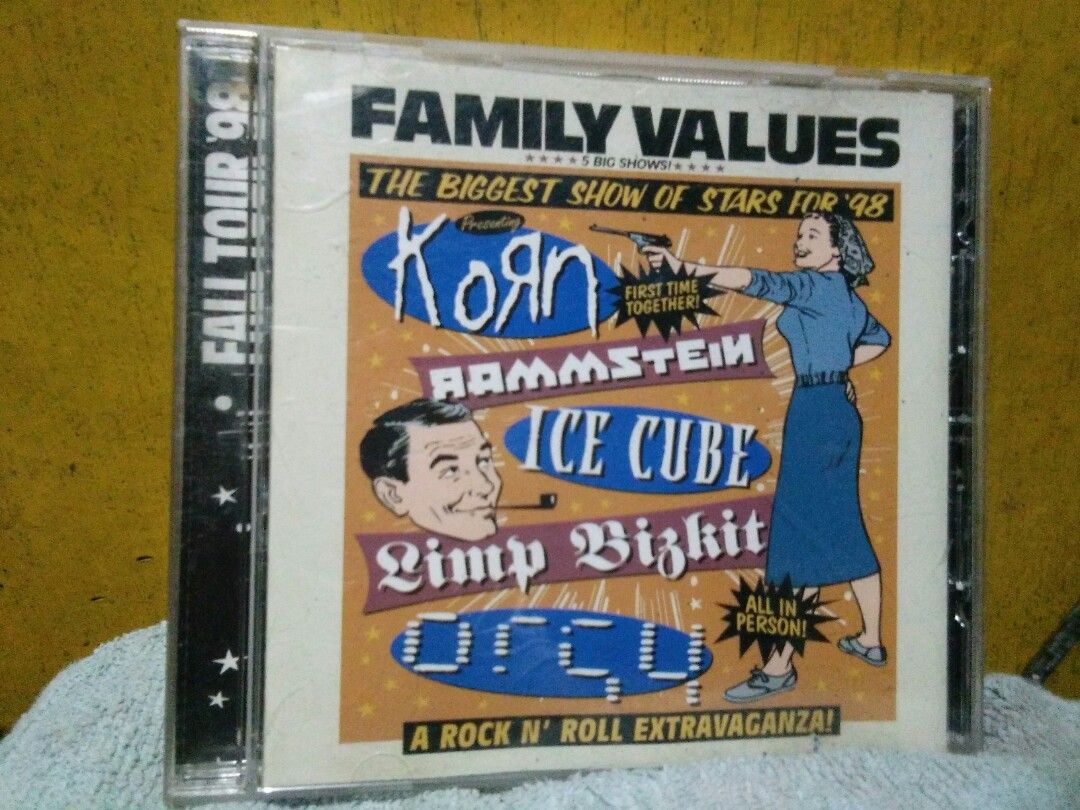 FAMILY VALUES TOUR 98 CD, Hobbies & Toys, Music & Media, CDs & DVDs on ...