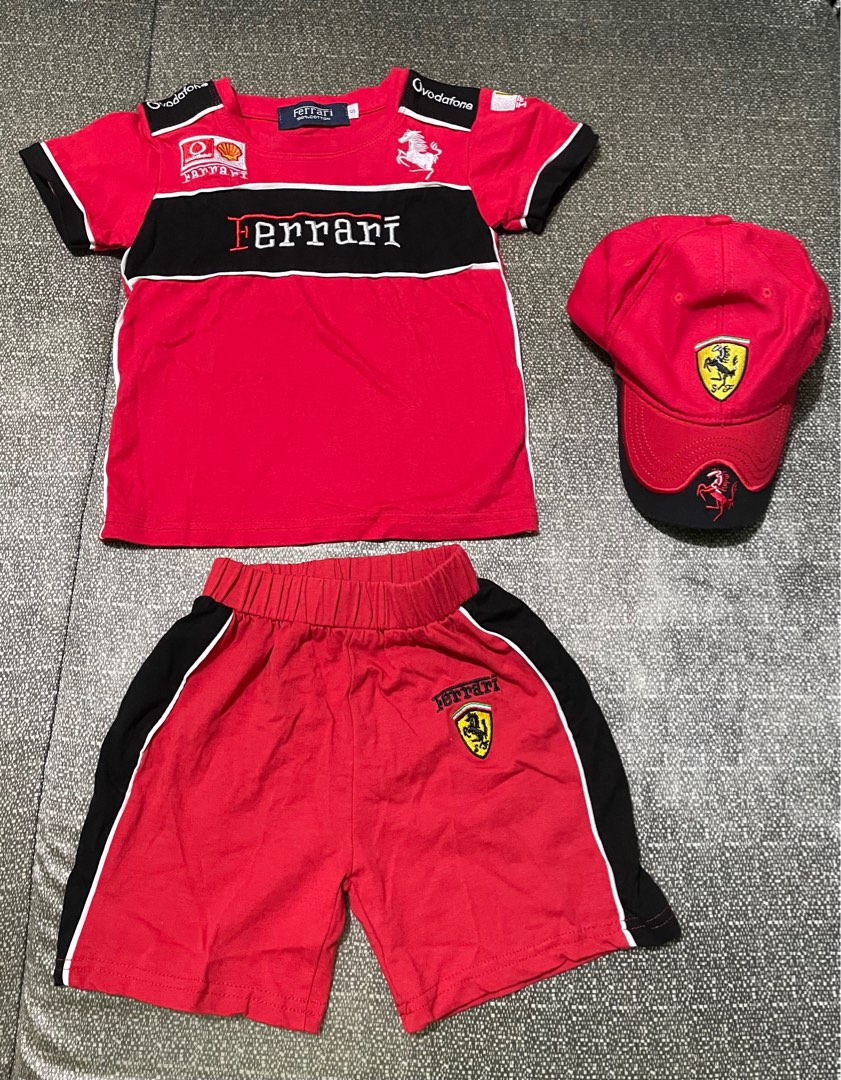 Ferrari racer costume (1-2 yrs. old), Babies & Kids, Babies & Kids ...
