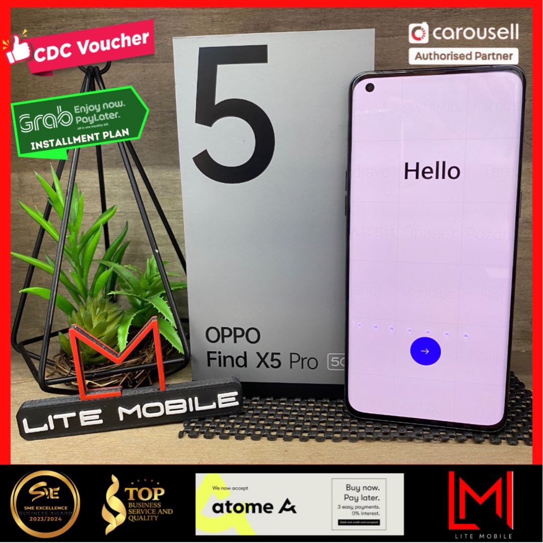 Find X5 Pro Glaze Black 256GB, Mobile Phones & Gadgets, Mobile Phones ...