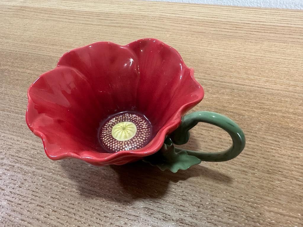 Franz Common Poppy Cup, Saucer and Spoon set, Furniture & Home Living ...