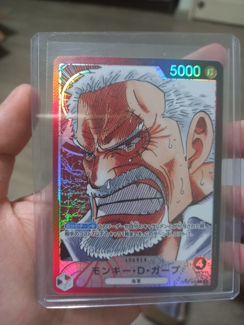 Garp Ldr OP2 One Piece TCG Card Parallel AA, Hobbies & Toys, Toys ...