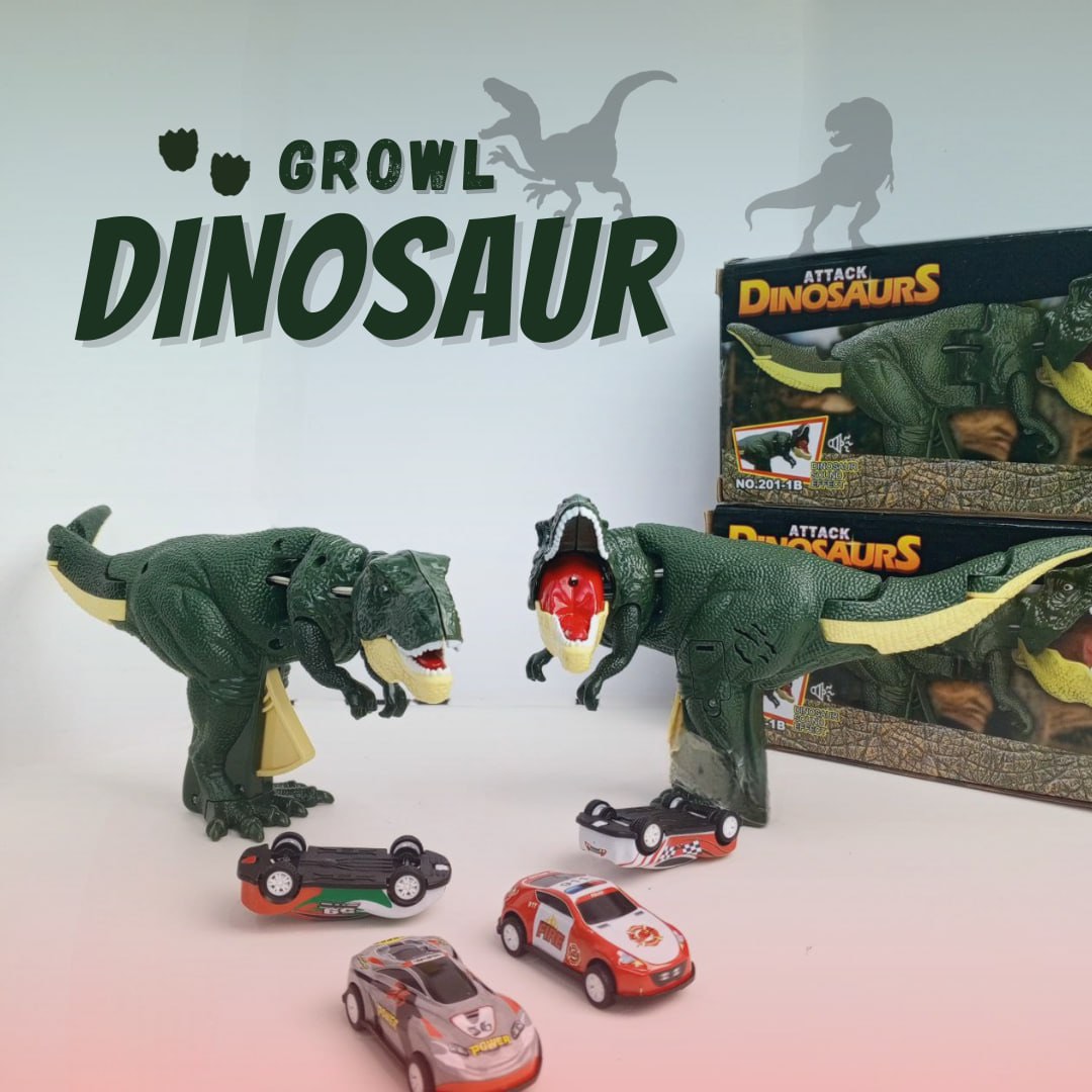 Growl Dinosaur, Hobbies & Toys, Toys & Games on Carousell