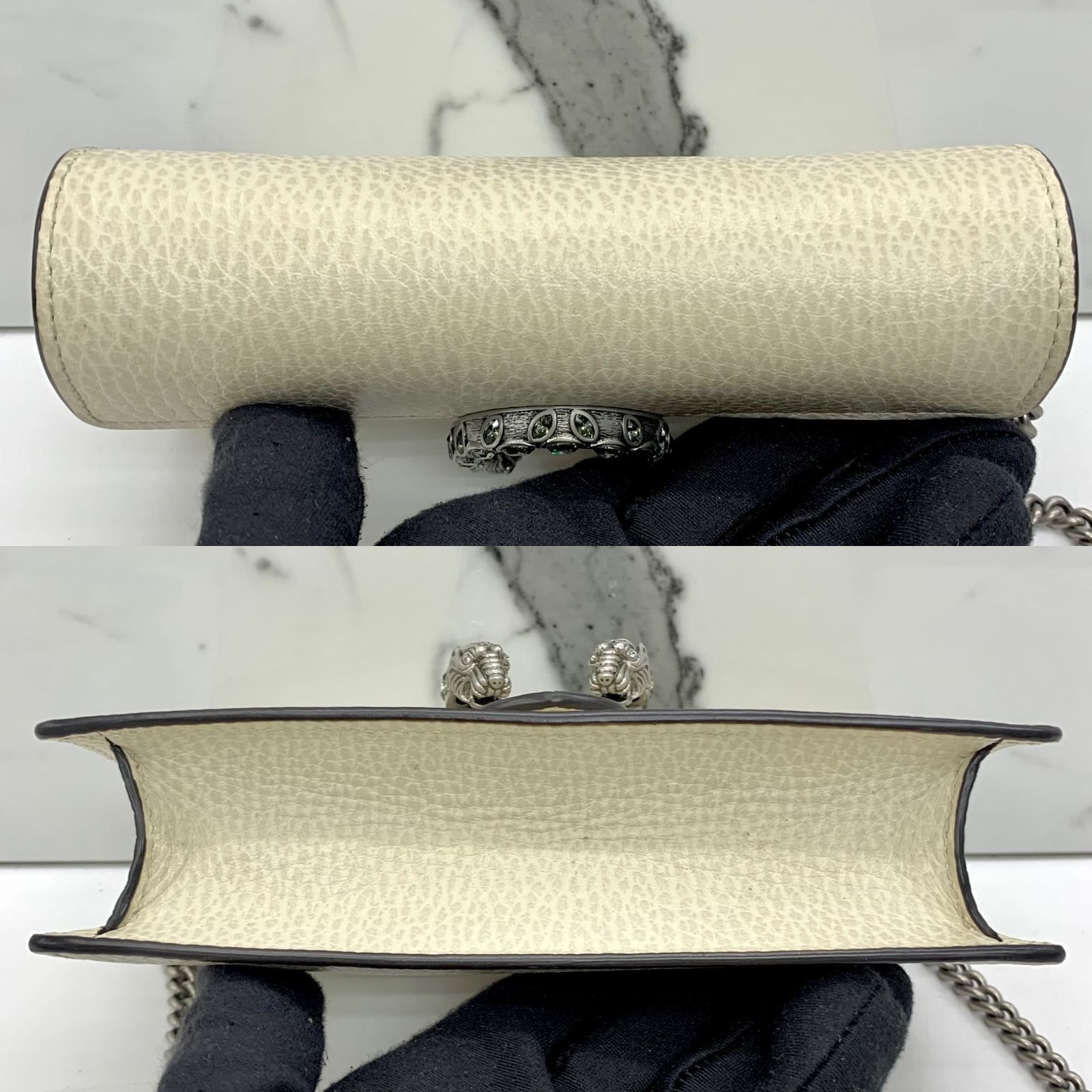 GUCCI 476432 WHITE DIONYSUS SUPER MINI 2 WAY SHOULDER BAG 237032989 AL ...