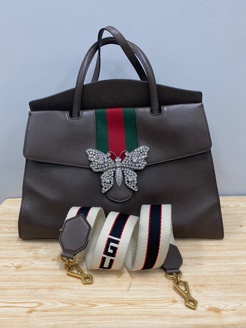 GUCCI TOTEM BUTTERFLY BAG 500772, Luxury, Bags & Wallets on Carousell