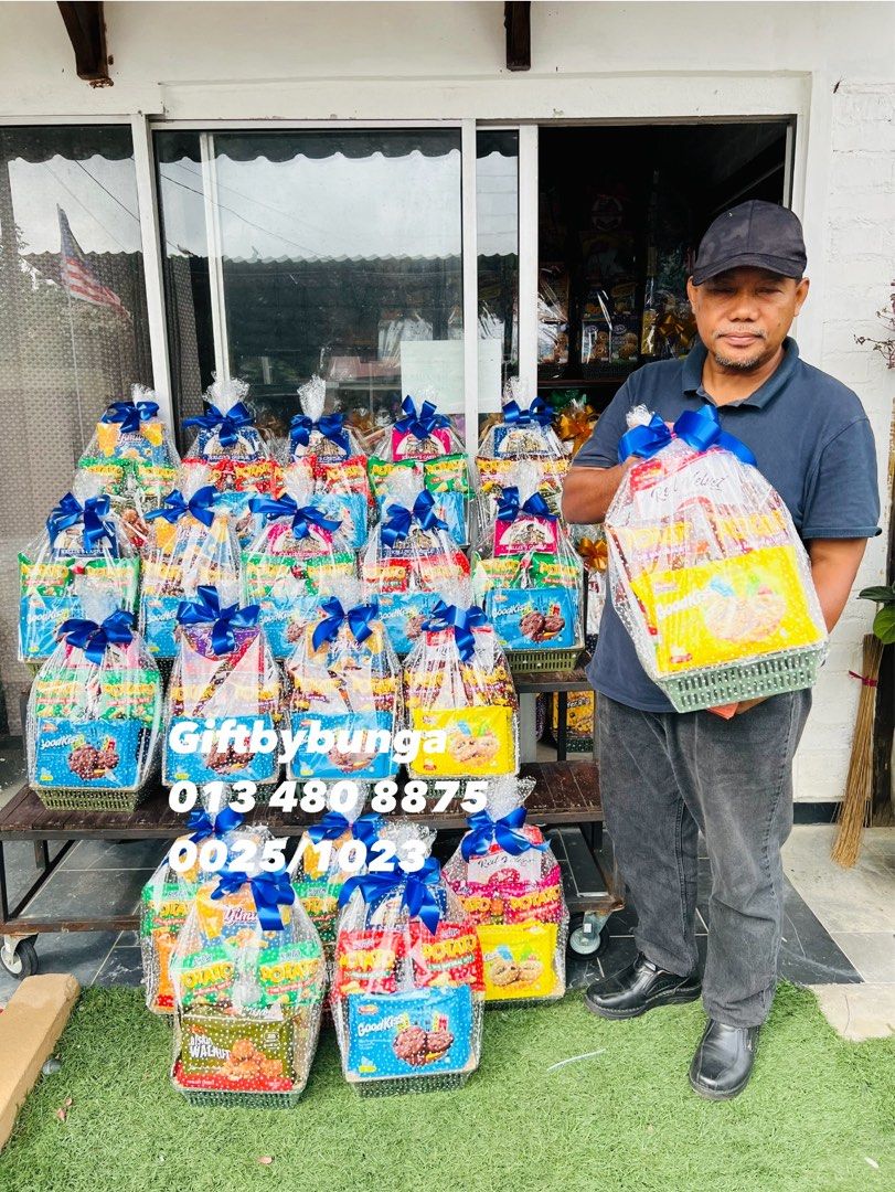 Hamper makanan minuman budget rm25, Food & Drinks, Gift Baskets ...