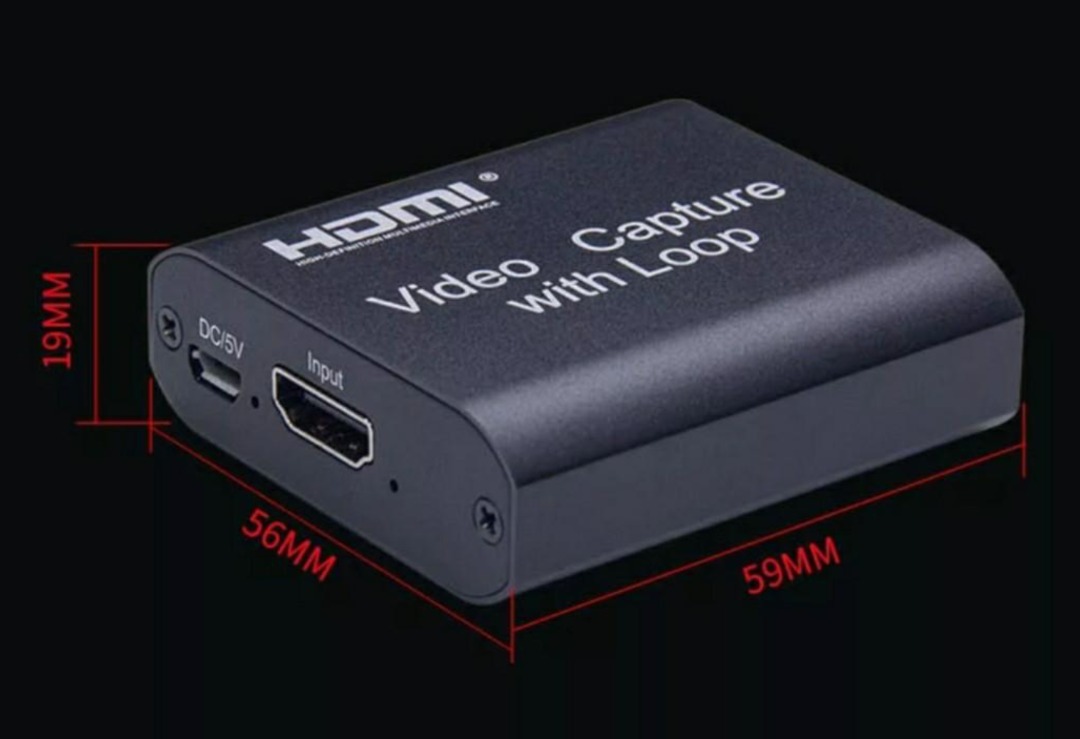 HDMI Capture Video Adapter Card, Broadcast Live Stream and Record, HDMI ...
