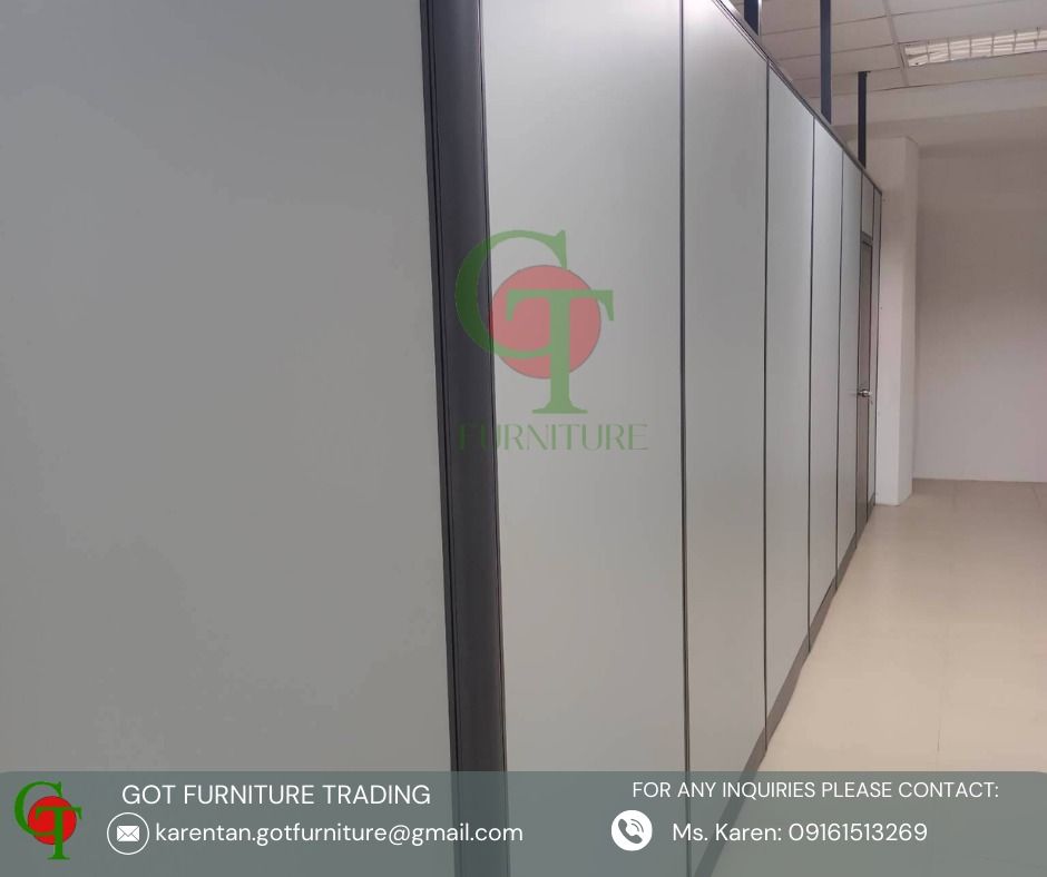 High Modular Panel Partitions with Tubular support., Furniture & Home ...