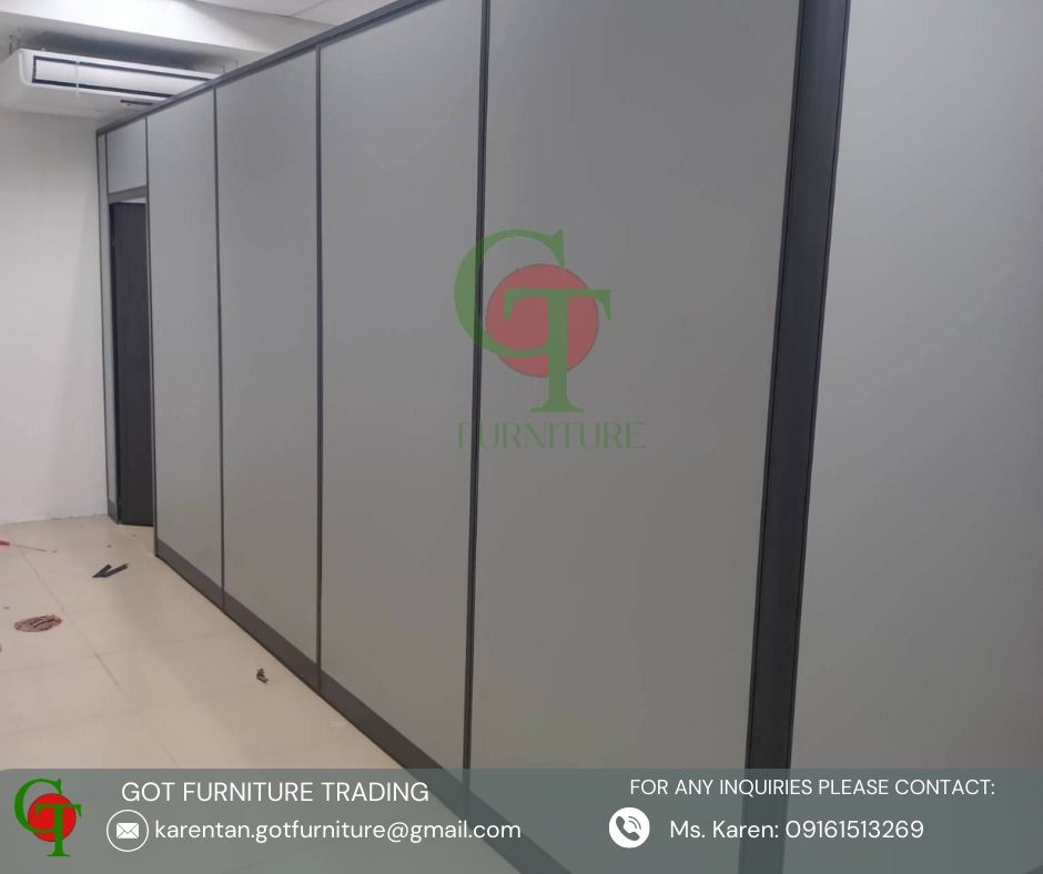 High Modular Panel Partitions with Tubular support., Furniture & Home ...