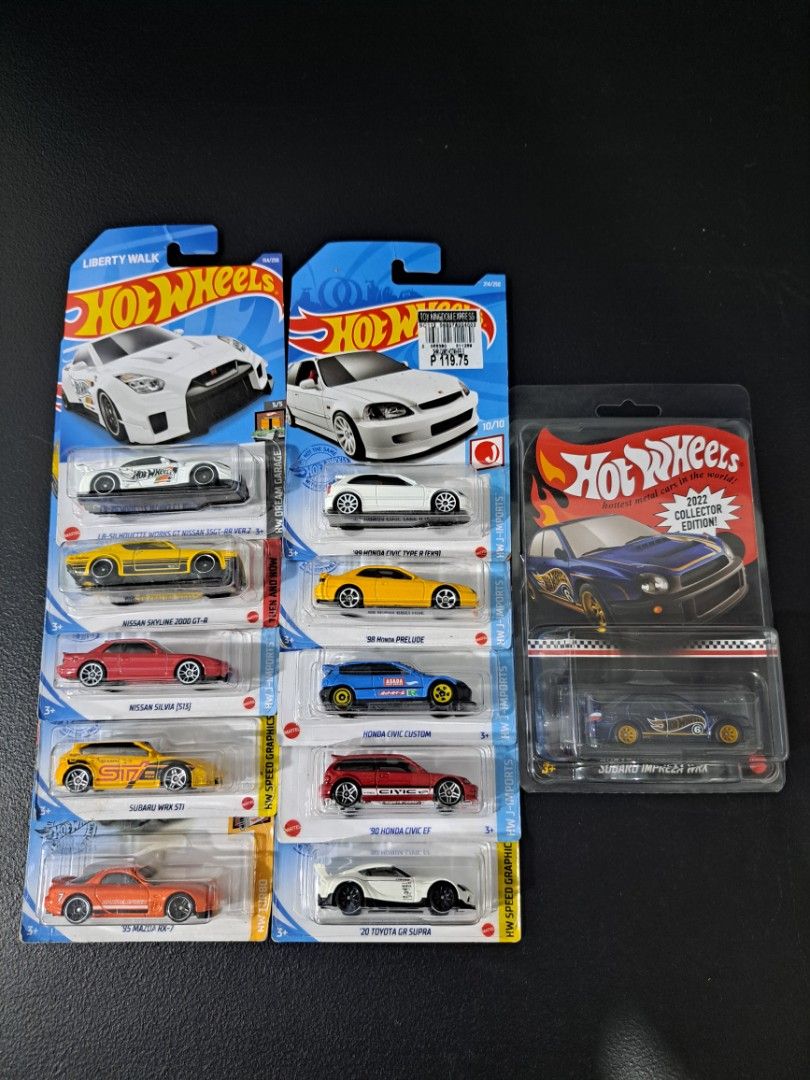 Hot Wheels JDM Set, Hobbies & Toys, Toys & Games on Carousell
