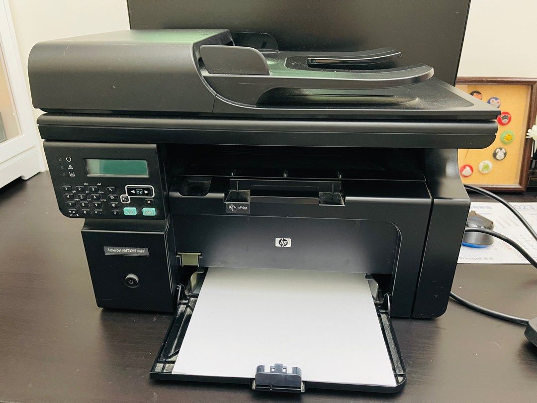 HP LaserJet Pro M1212nf 黑白雷射印表機 CE841A, 電腦＆科技, 打印機及影印機 - Carousell
