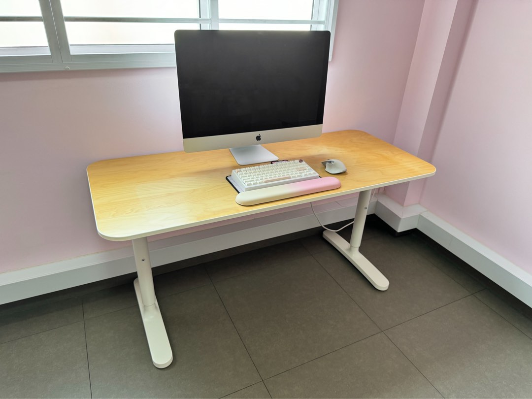 IKEA Bekant Desk, Furniture & Home Living, Furniture, Tables & Sets on ...