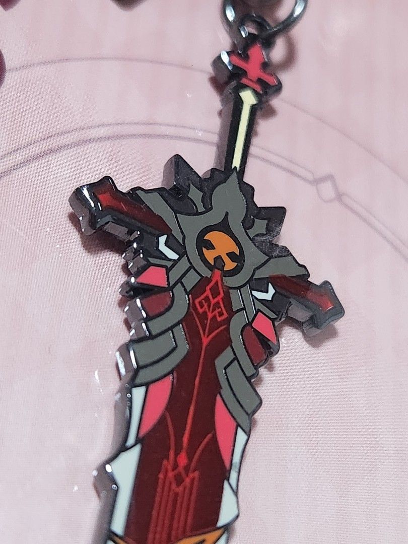 (IN) Official Genshin Impact Wolf's Gravestone Metal Charm Collection ...