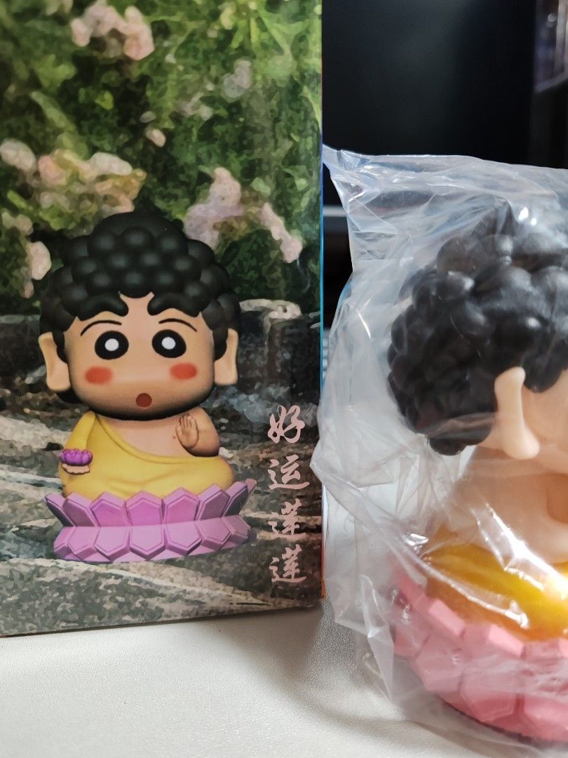 Instock Crayon Shin Chan Buddha Toy Figurine Figure 蜡笔小心佛像, Hobbies ...